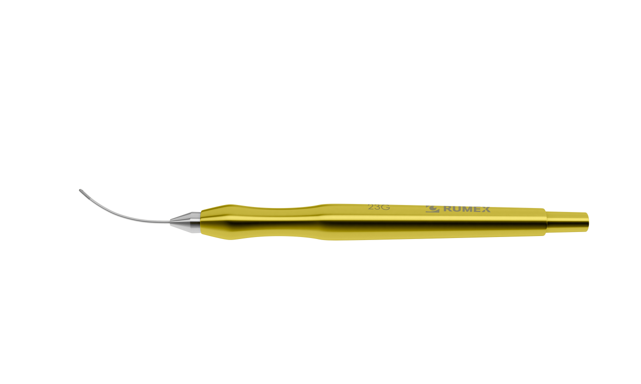 Rumex Aspiration Handpiece for Bimanual Technique, Curved, 23 Ga, One ...