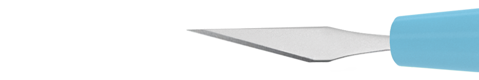 Rumex Disposable Side-Port Knife, Double Bevel, 1.00 mm, 15°, Straight ...