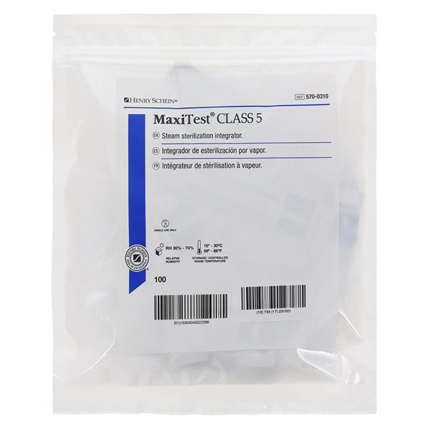 Henry Schein Integrator Steam Sterilization Maxitest CLASS 5, SSI-100HS ...