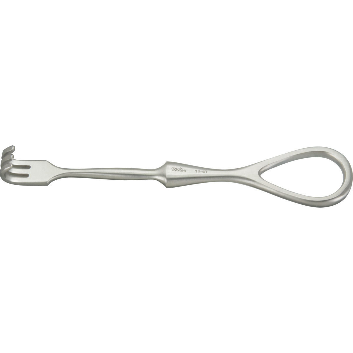 Volkman Retractor, 4-5/8, 3 Prongs, Blunt, 11-47 - Medex Supply