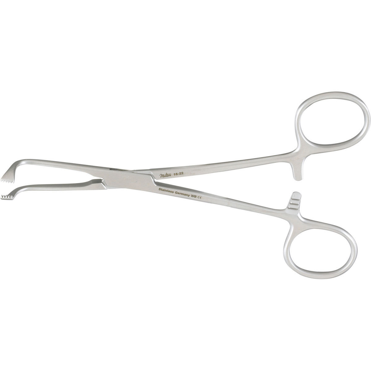 Miltex Allis Tissue Forceps, 5-3/4" (146Mm), 5 X 6 Teeth, Angular Jaws ...