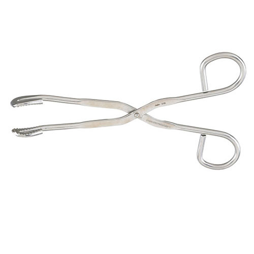 Utility-Sterilizer Forceps, 7-3/4" (198Mm), Curved, Serrated Jaws, Ring ...