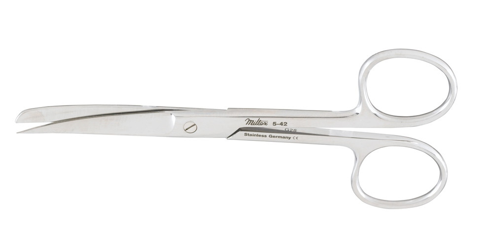 Miltex Standard Pattern Operating Scissors, Curved, 4-1/2" (114Cm ...