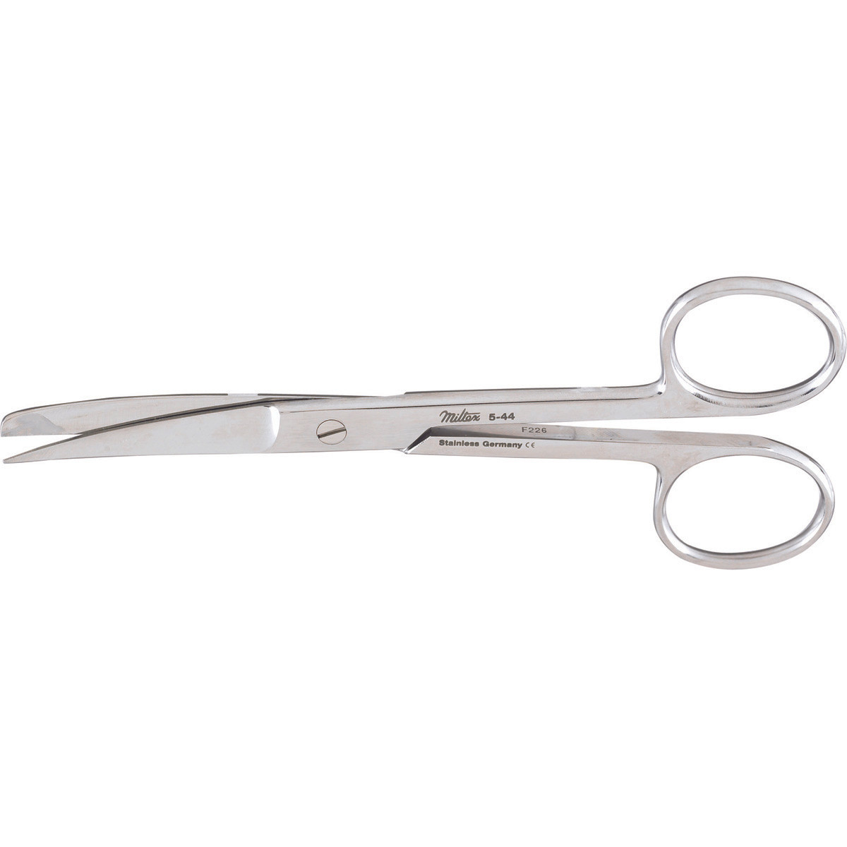 Miltex Standard Pattern Operating Scissors, Curved, Sharp-Blunt Points ...