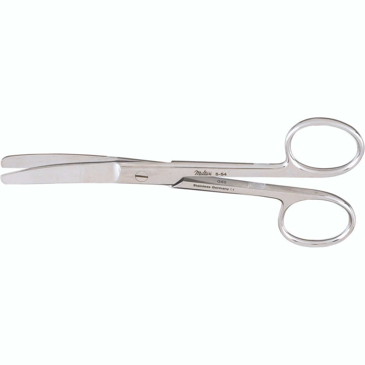 Miltex Standard Pattern Operating Scissors, Curved, Blunt-Blunt Points, 5-54 - Medex Supply