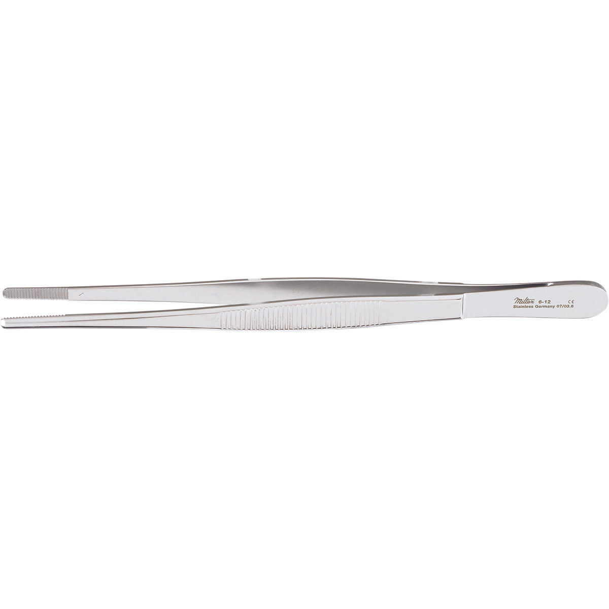 Dressing Forceps, 7-1/4" (184Mm), Serrated Handles, Serrated Tips, 6-12 ...