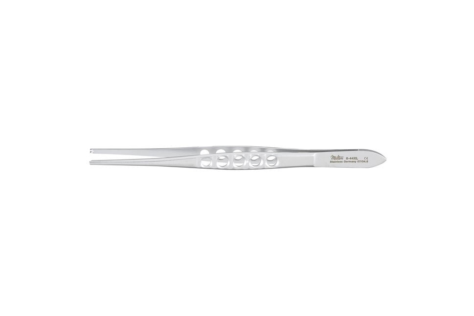Miltex Tissue Forceps 6" (154Mm), 1 X 2 Teeth, Serrated Handles, 6-46 ...