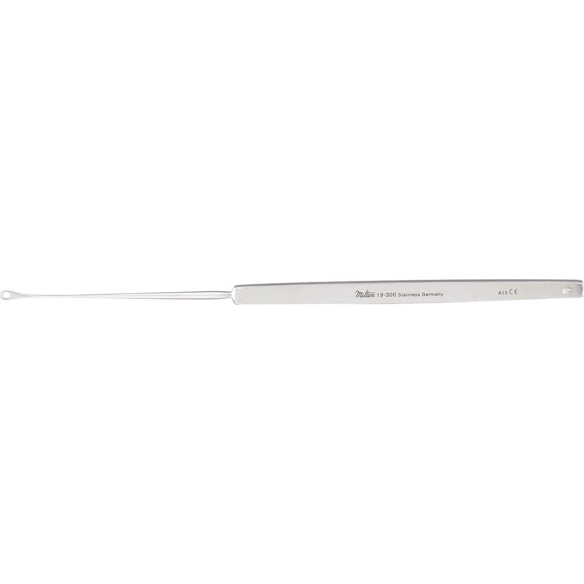 Miltex Shapleigh Ear Curette, 6" (15.2 Cm), Small Size, Serrated Loop ...