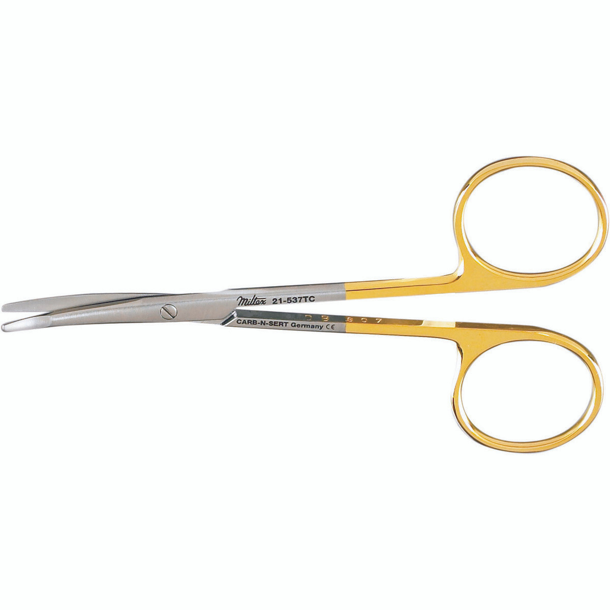 Miltex Blepharoplasty Scissors, 4-1/2" (113Mm), Curved, Serrated ...