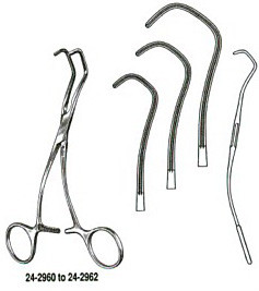 Miltex Debakey-Derra Anastomosis Clamp, 6-3/4" (17.1 Cm), Medium Jaws ...