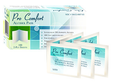 Easy Comfort Alcohol Pads - Medex Supply