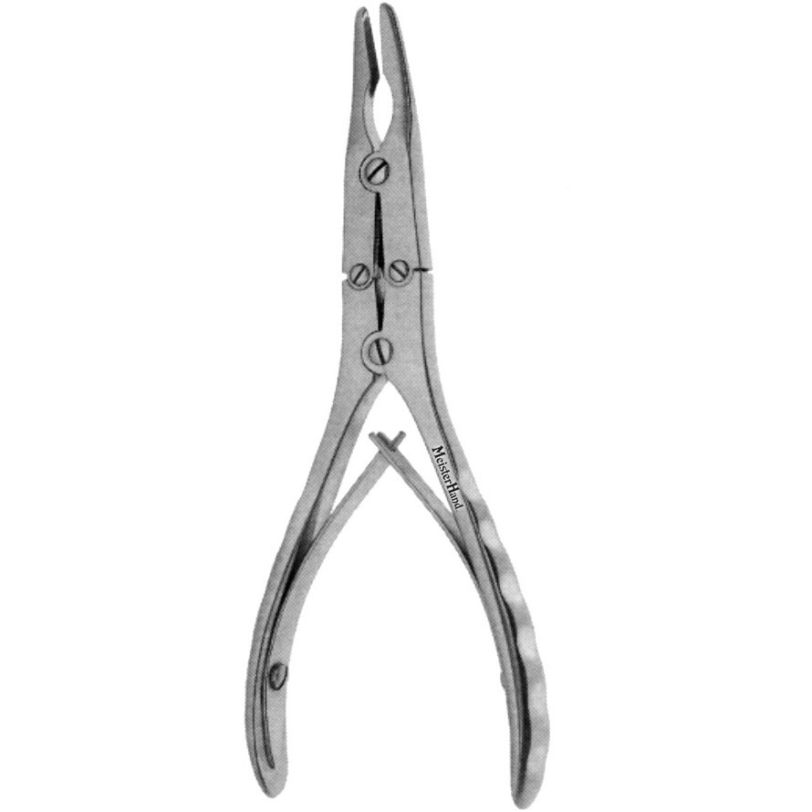 Meisterhand Ruskin Rongeur, Double Action, 6" (15.2 cm) Long, Straight ...