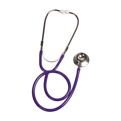 MABIS Spectrum Dual Head Stethoscope, Purple - Medex Supply