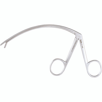 Miltex Tendon Pulling Forceps, 5" (127Mm), Curved Shaft, Serrated Jaws ...