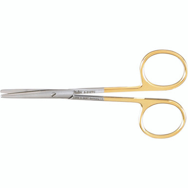 Miltex Strabismus Scissors, 4-1/2" (115mm), Tungsten Carbide, Straight ...