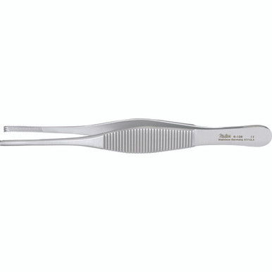 Miltex Heaney Tissue Forceps, 5-3/8" (138mm), Cross Serrated Tips, 2 X ...