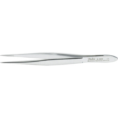 Plain Splinter Forceps, 3-3/8" (87.2mm), Sharp, 6-300 - Medex Supply