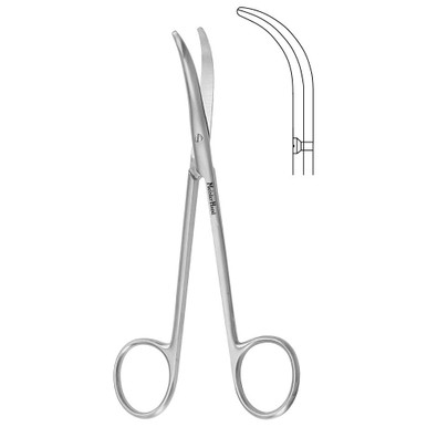 Meisterhand Fomon Lower Lateral Scissors, Full Curve, MH21-602 - Medex ...