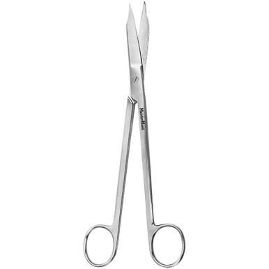 Martin Cartilage Scissors 7-3/4, Curved, Serrated, MH27-1000 - Medex Supply