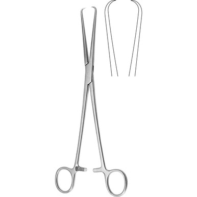 Meisterhand Schroeder Uterine Tenaculum Forceps, 10" (25.4 cm), Round ...