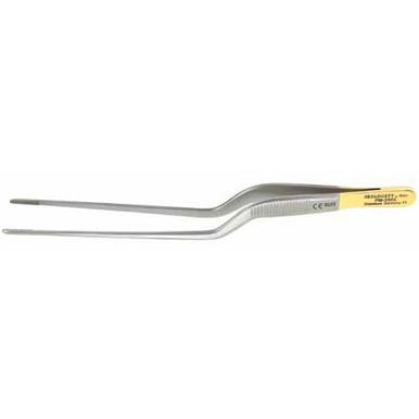 Padgett Rees Bayonet Dressing Forceps, Tungsten Carbide, Cross-Serrated ...