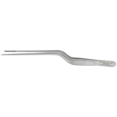 Padgett Jansen Bayonet Dressing Forceps, Serrated, Length= 7-1/2" (191 ...