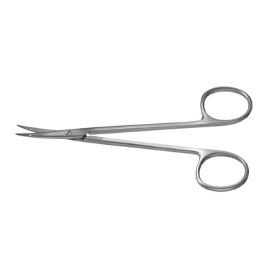 Padgett Littler Plastic Surgery Or Suture Scissors, Curved, Length= 4-3 ...