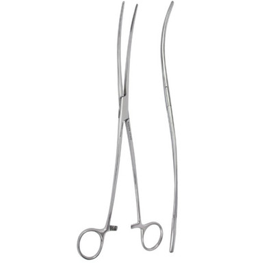 Bozeman Dressing Forceps, 10-3/4, Double Curved, V97-622 - Medex Supply