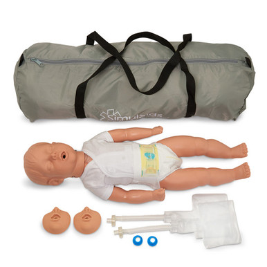Kevin Infant CPR Manikin With Carry Bag - Dark, 100-2976 B - Medex Supply