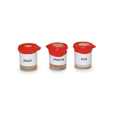 Stool, Pus, & Mucous Jars, Set/3, LF00759 - Medex Supply