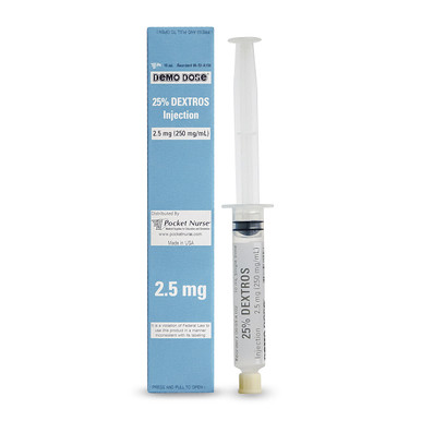 Demo Dose Prefilled Syringe - Dextros 25% (10 Ml), PN01071 - Medex Supply