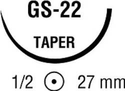 Absorbable Suture with Needle Maxon Polyglyconate GS -22 1/2 Circle ...