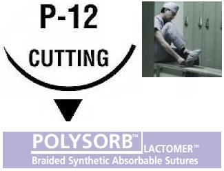 Polysorb braided synthetic absorbable suture size: 1, length: 36 in (90 ...
