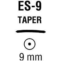 Nonabsorbable Suture with Needle Surgidac Polyester ES-9 Straight Taper ...