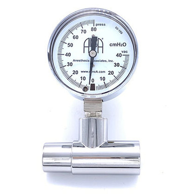 Manometer, Pressure, -40 to +80 cmH2O on "T", 22mmF x 22mmM/15mmF ...