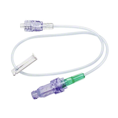 CARESITE Positive Displacement Needleless Connector w/14" Sm bore, 100 ...