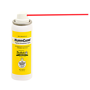 HurriCaine Topical Anesthetic Spray 20% Benzocaine 2oz/Can - Medex Supply