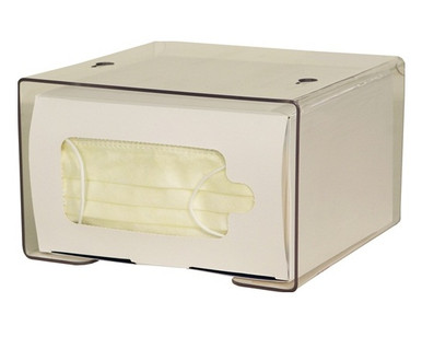 Bowman Face Mask Dispenser, Earloop Style, 8 1/8"W x 7 3/4"H x 4 15/16 ...