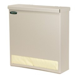 Bowman Gown Dispenser with Hinged Lid - Medex Supply