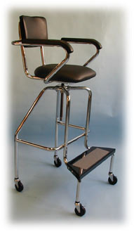 Brandt Hydrotherapy Chair on Casters with Steel Step, 33" - 43 ...