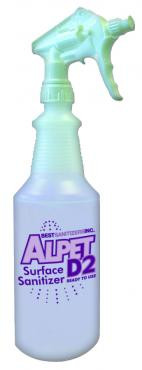 Best Sanitizers Alpet D2 Surface Disinfectant, Secondary 1 Quart Empty ...