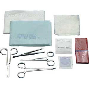 Busse Deluxe Wound Closure Tray with Instruments, Sterile - Medex Supply