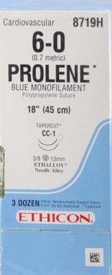 Ethicon PROLENE Blue, 18", CC-1 TaperCut, Double Armed 36/bx - Medex Supply