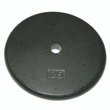 Iron Disc Weight Plate - 25 lb - Medex Supply