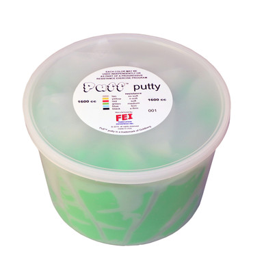 Puff LiTE Exercise Putty - medium - green - 1600cc - Medex Supply