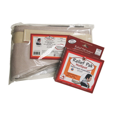 Relief Pak HotSpot Moist Heat Pack and Cover Set - Neck Pack with Terry ...