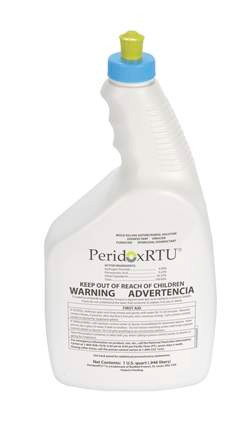 Contec PeridoxRTU Sporicidal Disinfectant Blend push-pull cap, 32oz, 6/cs - Medex Supply