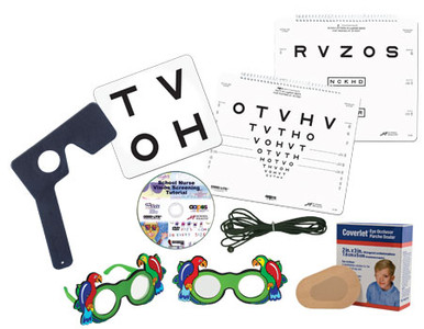 AAPOS Vision Screening Kit with HOTV and Sloan Letters - Medex Supply