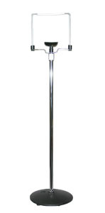 Floor Model Chin Rest, Black - Medex Supply