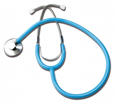 Labtron Single Head Stethoscope, Light Blue - Medex Supply